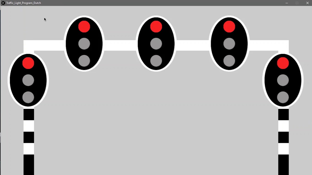 Dutch Traffic Light Program | Java Processing