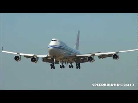 Air China Boeing 747-4J6 [B-2467] Landing in Los Angeles