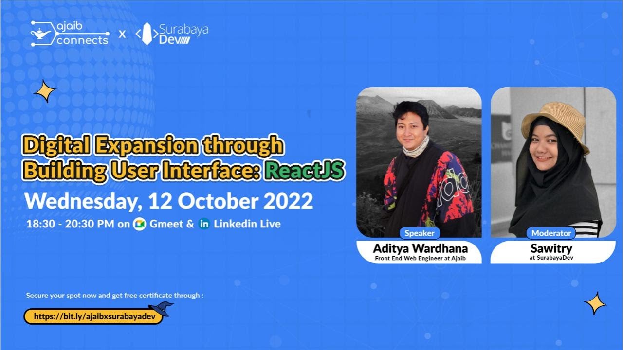 Ajaib x SurabayaDev Digital Expansion through Building User Interface  ReactJS