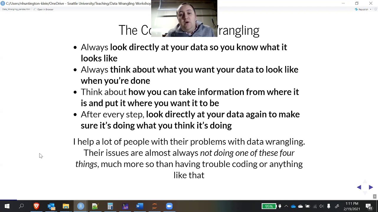 Data Wrangling with Python and Pandas - Workshop