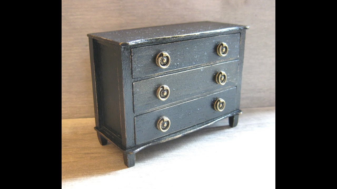 1/12th Scale 3 Drawer Sideboard / Chest