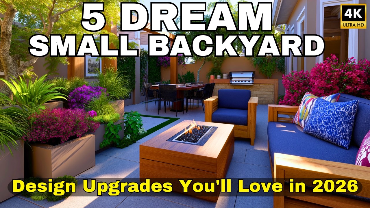 Small Backyard Ideas 2026: 5 Functional Outdoor Space Design Upgrades You'll Love