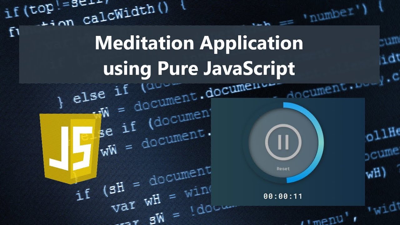 Meditation Application using JavaScript DEMO