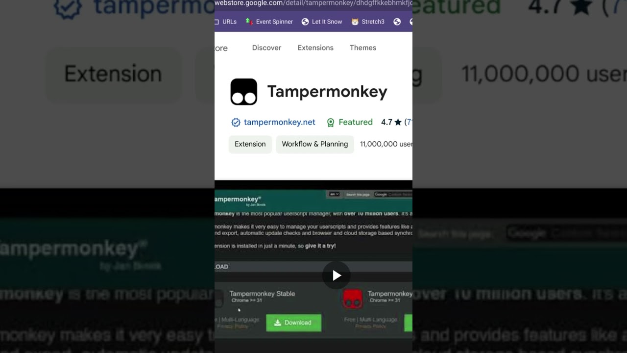NEVER see an ad again! #adblock #adblocker #shorts #custom #github #tampermonkey