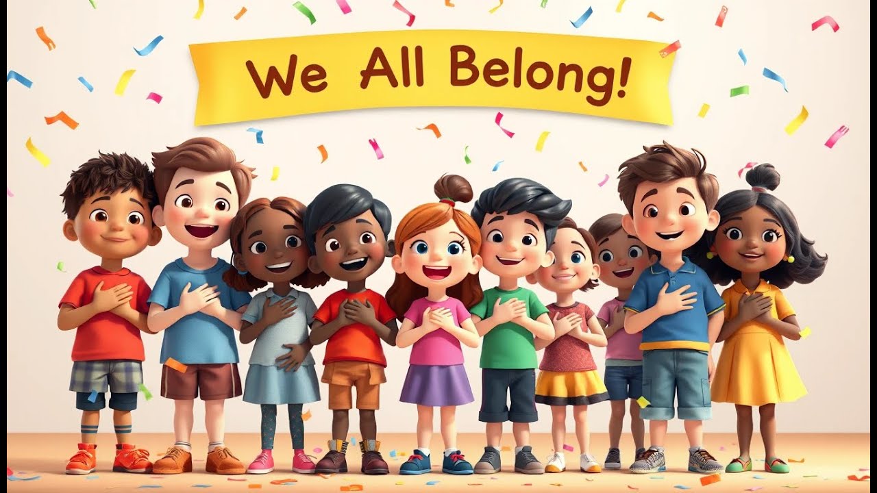 We All Belong | Song all about friendship, kindness, and inclusion!