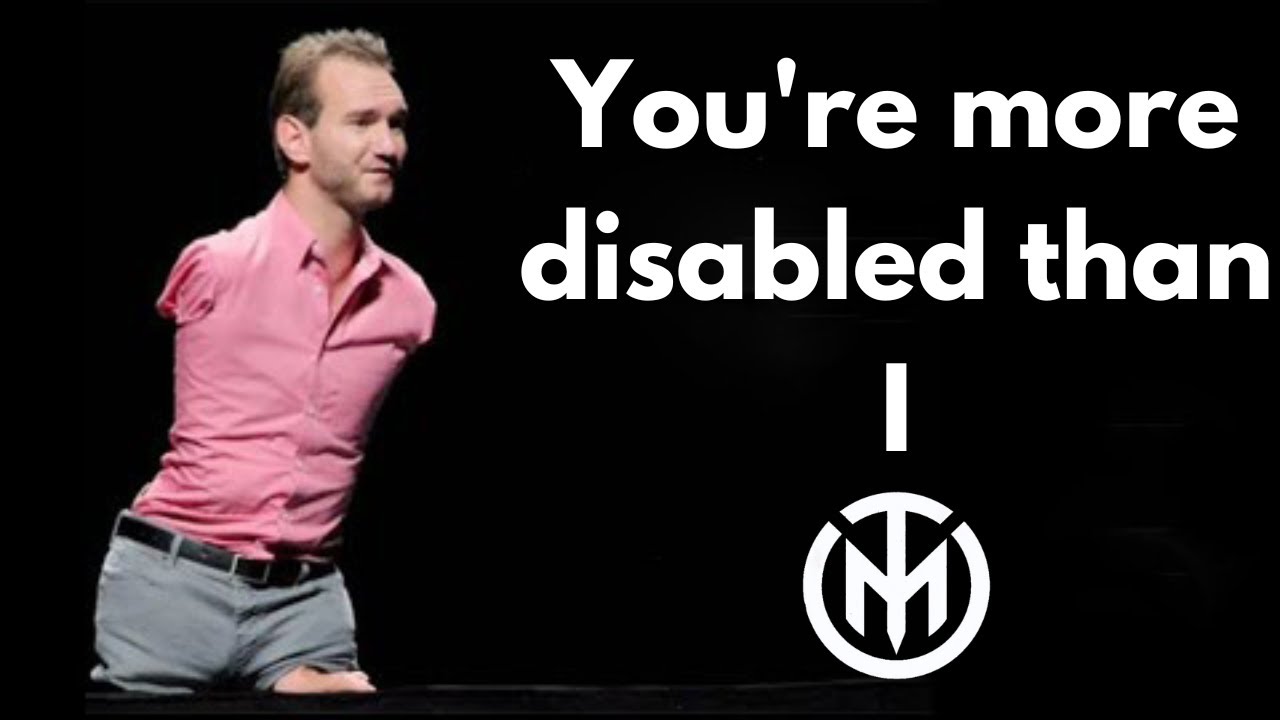 Nick Vujicic (the man with no arms or legs)  How to Climb out of HOPELESSNESS