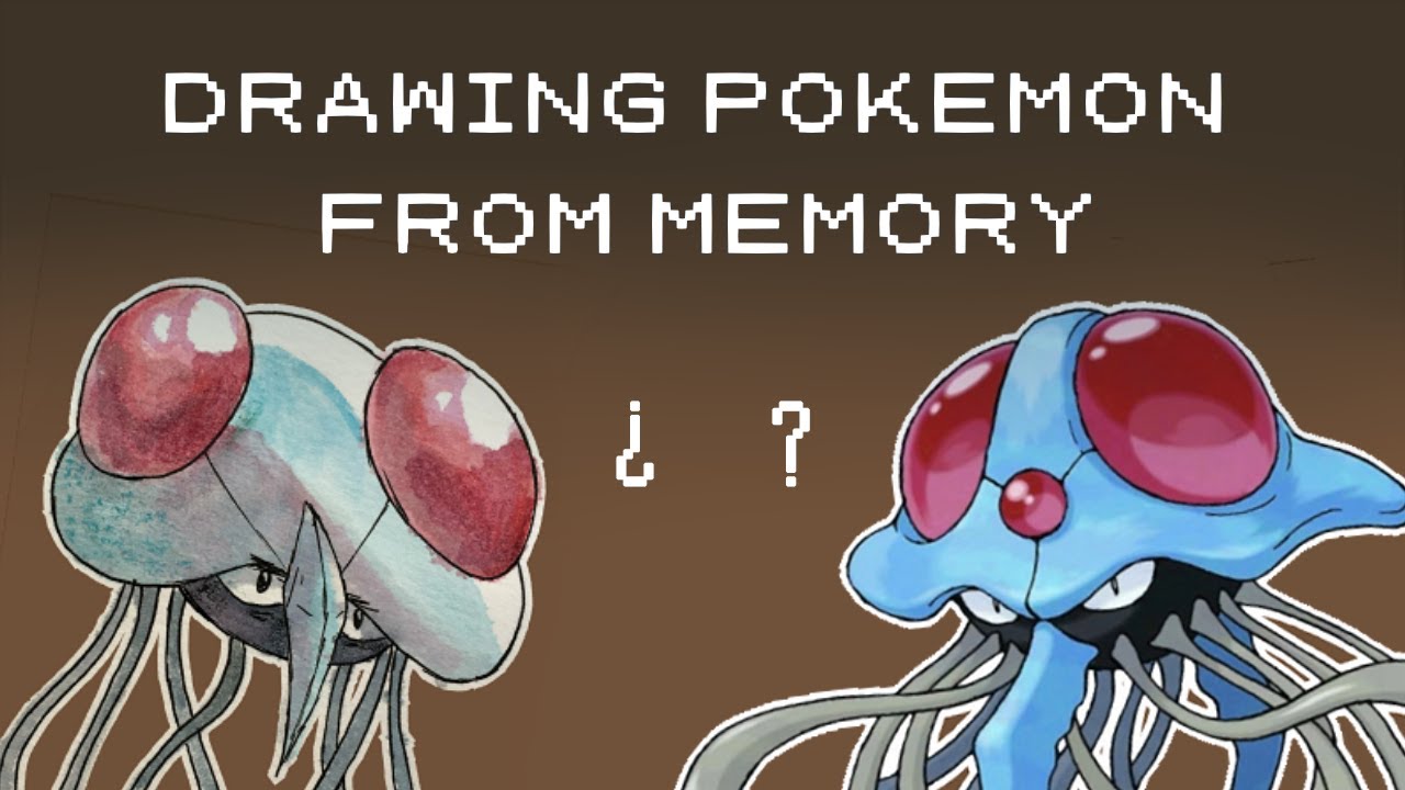Drawing Pokémon from memory!! • SPEEDPAINT