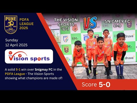The Vision Sports U-7 VS Snigmey FC U-7 | PDFA League | Full Match |