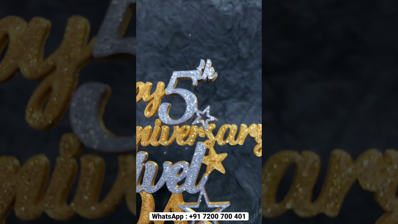 Work Anniversary Cake Topper 🎂🥮