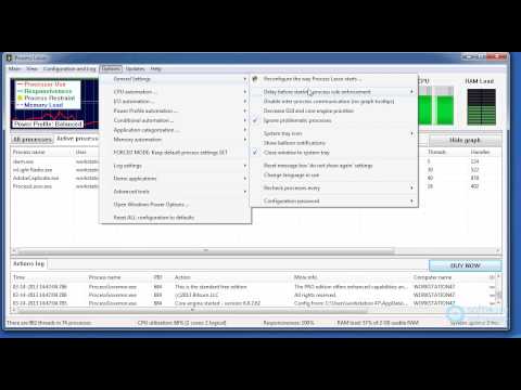 Process Lasso video demo