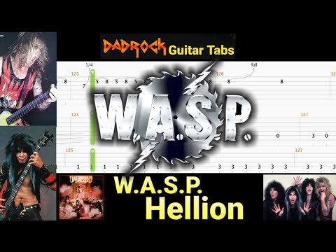 Hellion - W.A.S.P. - Guitar + Bass TABS Lesson