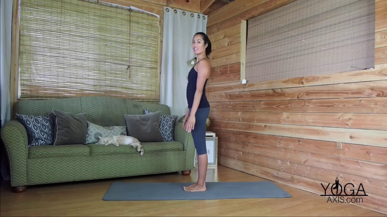 Mountain Pose Raised Arms/Upward Salute - Urdhva Hastasana