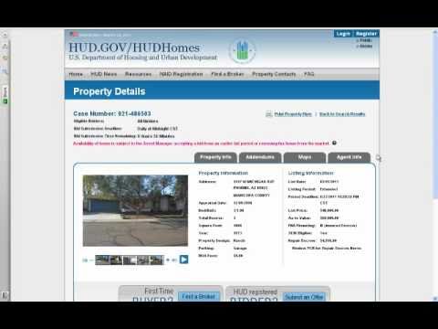 Anatomy of a HUD Home Property Detail Page at HUDHomeStore.com