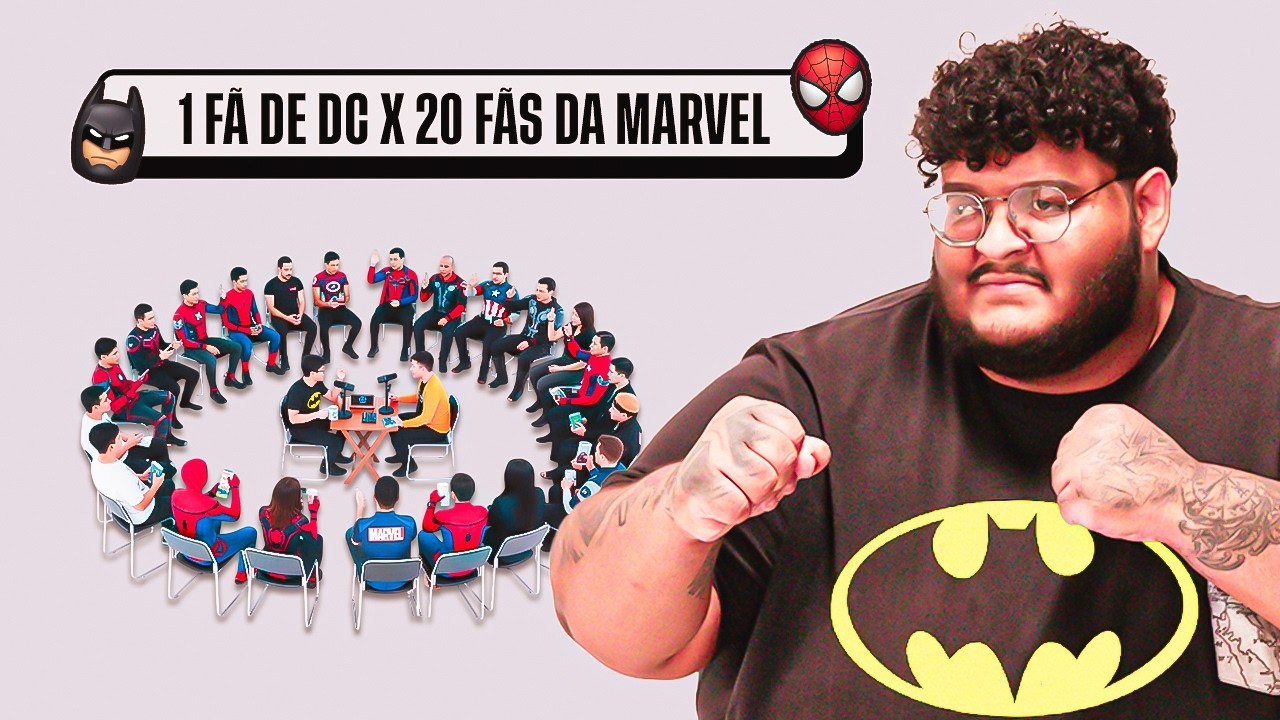 1 FÃ DE DC X 20 FÃS DA MARVEL 🦸🏽 ft. Igor DCnauta