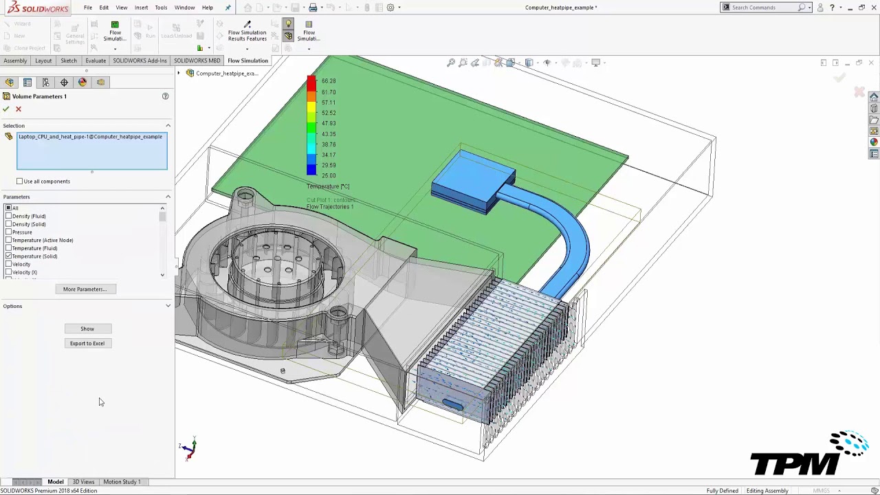 SOLIDWORKS FLOW- Electronic Cooling Module