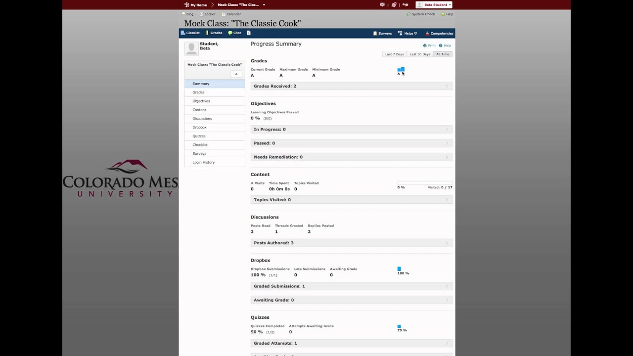 Students: Checking Your Progress