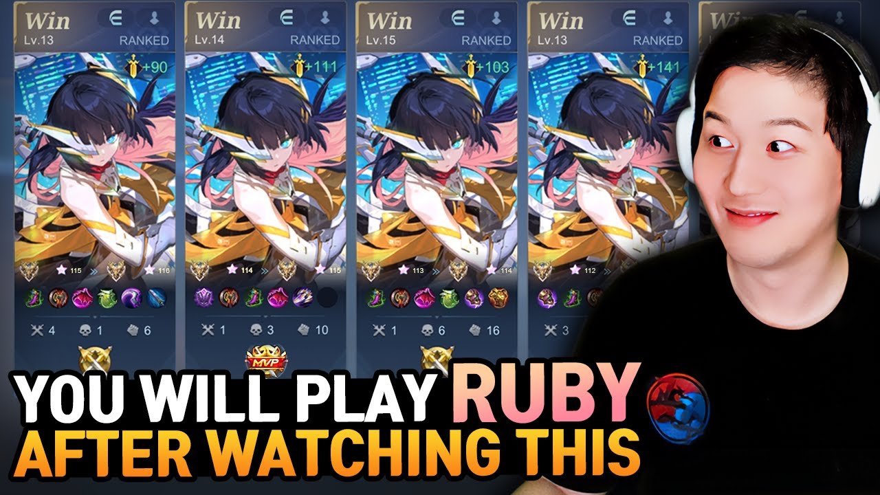 Pro players always Ban or Pick, Ruby is too strong in current meta