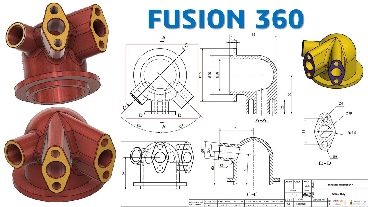 Fusion 360 Tutorial #17 | 3D Model Basic