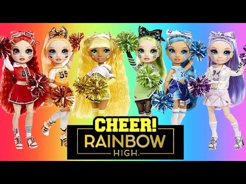 Rainbow High Cheer Squad FULL COLLECTION Skyler Bradshaw, Jade Hunter, Violet Willow Unboxing!