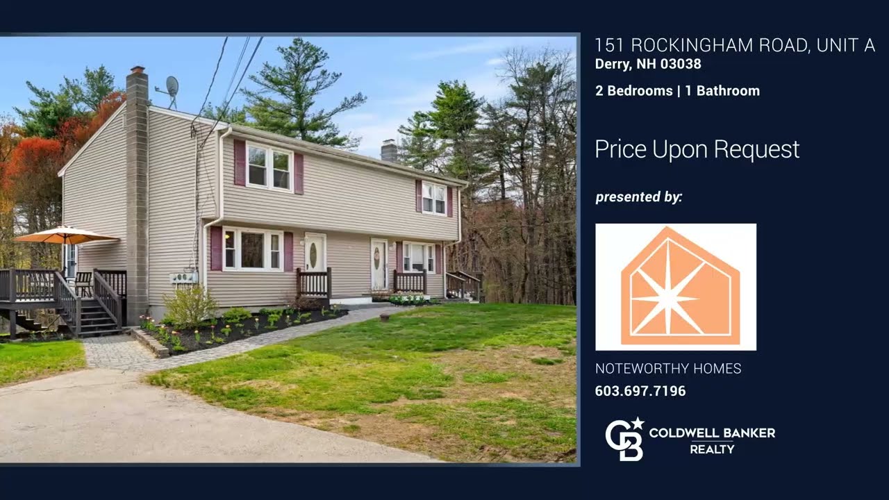 HOME TOUR- 151 Rockingham Rd #A Derry, NH