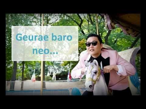 PSY - GANGNAM STYLE [Lyrics + English translation in the info box] "Viral Music Video"