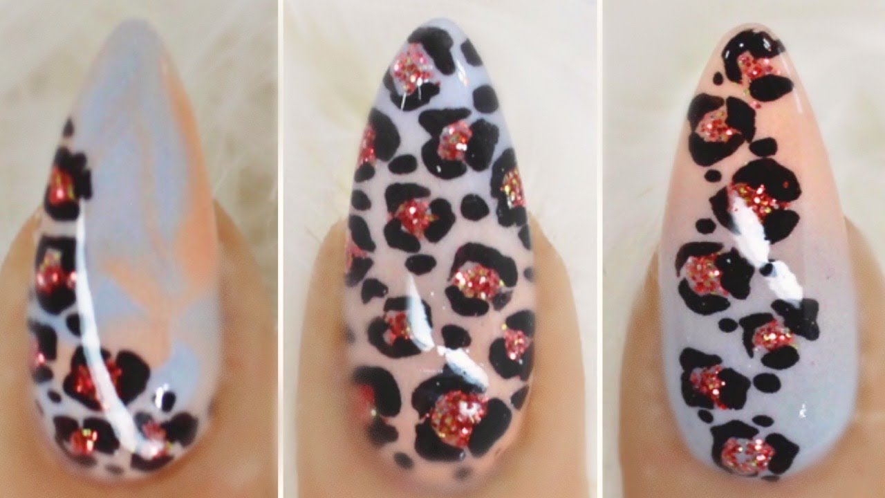 3 Easy Cheetah Nail Designs