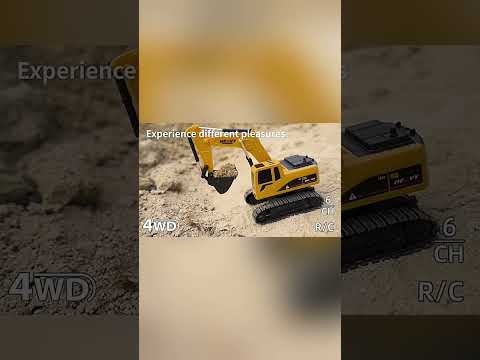 New 2.4G Six Channel Remote Control Bulldozer RC Model Car