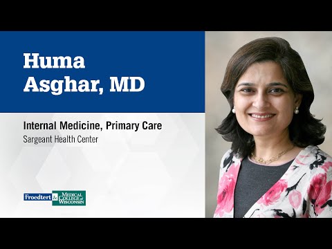 Dr. Huma Asghar, internal medicine physician