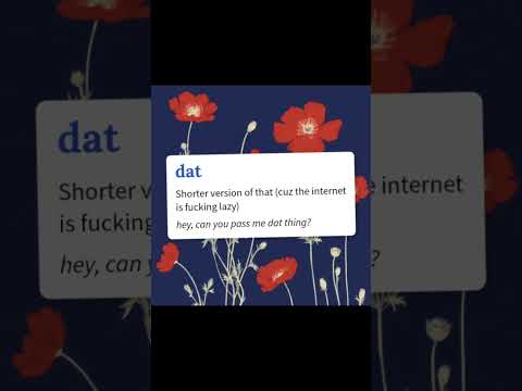 Urban Dictionary - Dat Definition
