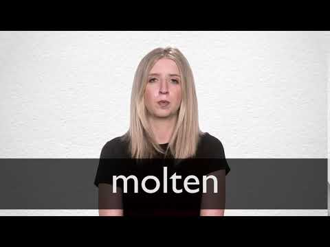 MOLTEN - Meaning & Translations | Collins English Dictionary
