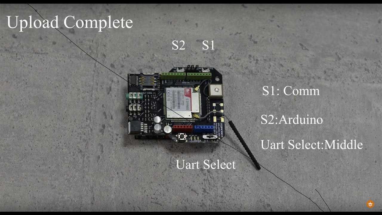 DFRobot SIM908 GSM/GPRS/GPS Shield Sending SMS (TEL0051)
