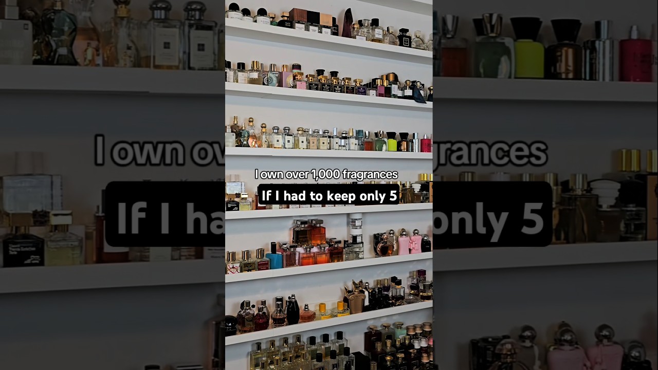 Only 5 fragrances for life out of my 1000+ collection #fragrance #perfume