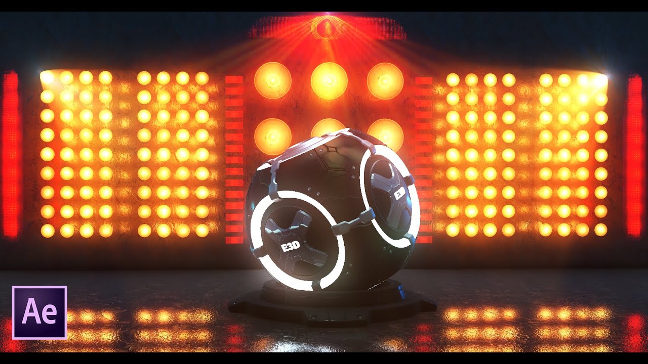 After Effects Tutorial - lighting Studio | Element 3D Tutorial
