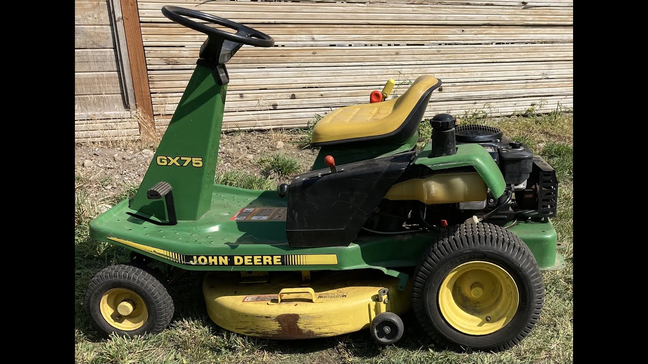 How to remove the Blade Deck on a John Deere GX75