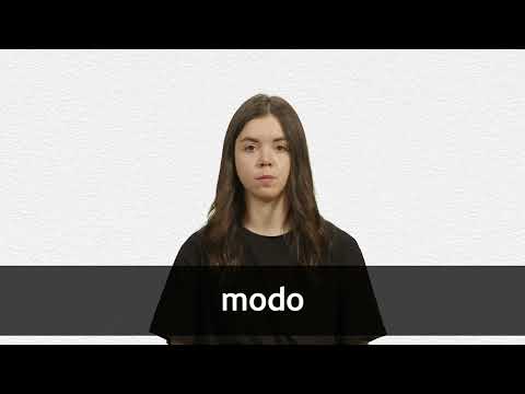 English Translation of “MODO” | Collins Spanish-English Dictionary