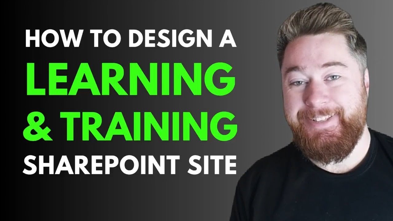 How to DESIGN a LEARNING & TRAINING Portal in SharePoint in 30 Minutes!