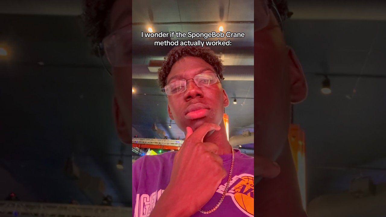 I wonder if the SpongeBob Crane method actually worked #viral#fyp#comedy#relatable #majestyxp#arcade