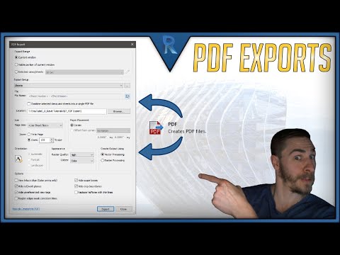 How to Use the PDF Exporter | Revit