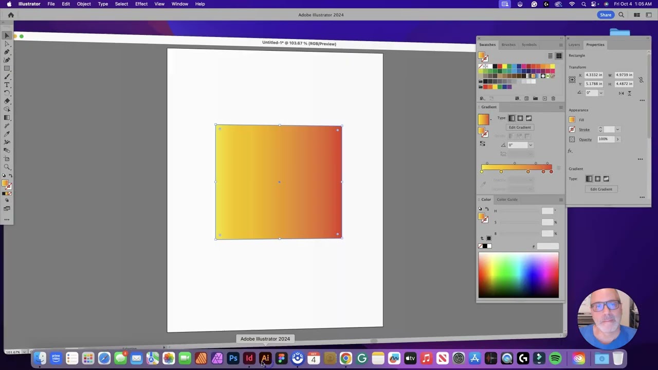 Adobe Illustrator to Adobe Indesign Gradient Fill Tutorial
