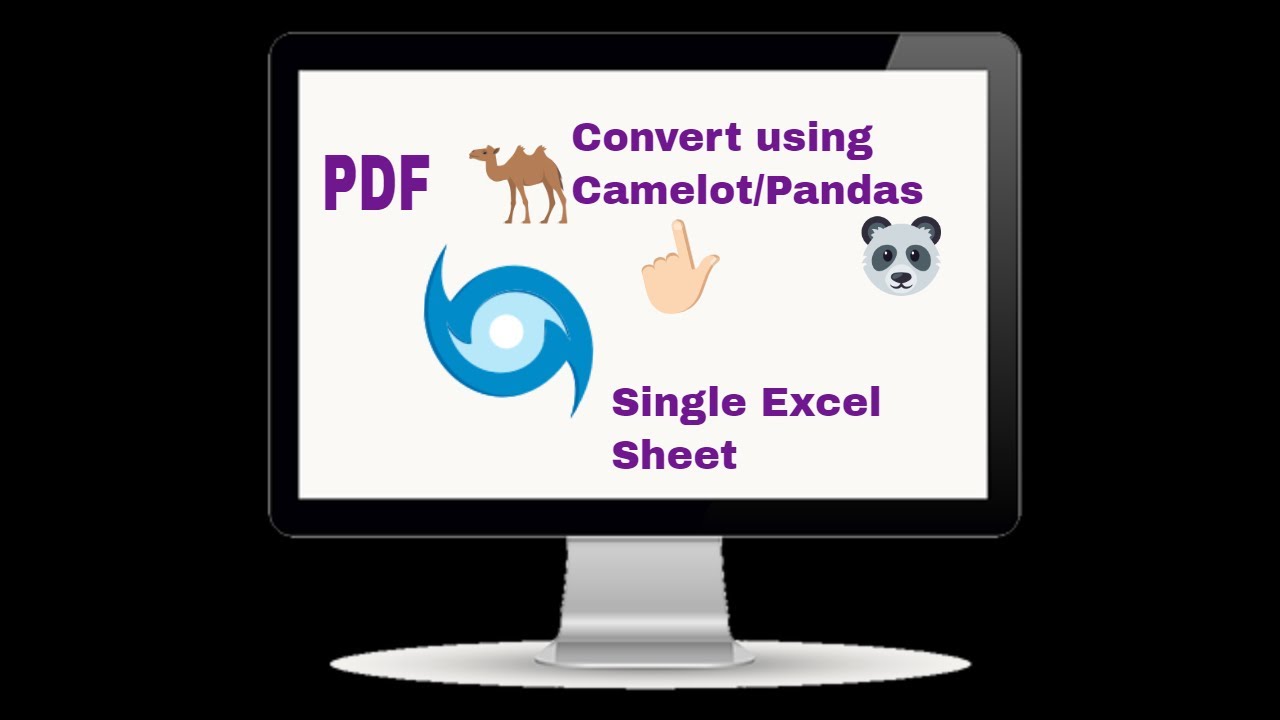 Convert PDF To Excel Using Camelot Pandas |  Freelancer projects with python | Python coding
