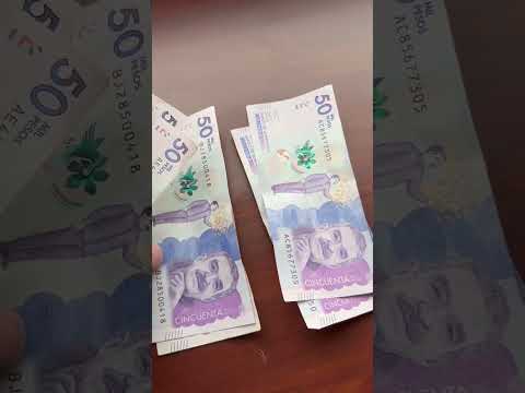 Counting $450,000 Cop #shorts #travel #colombia