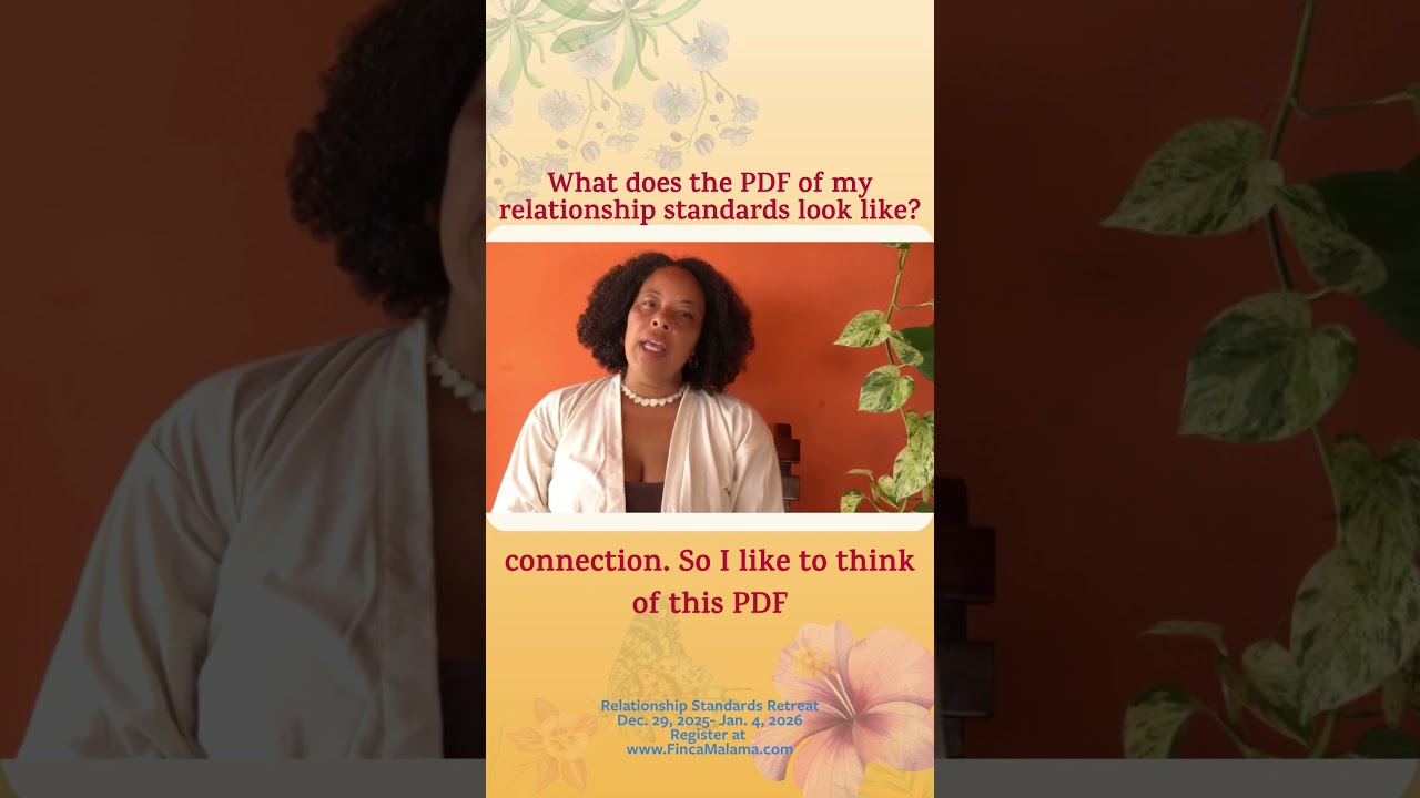 What does the PDF of my relationship standards look like?