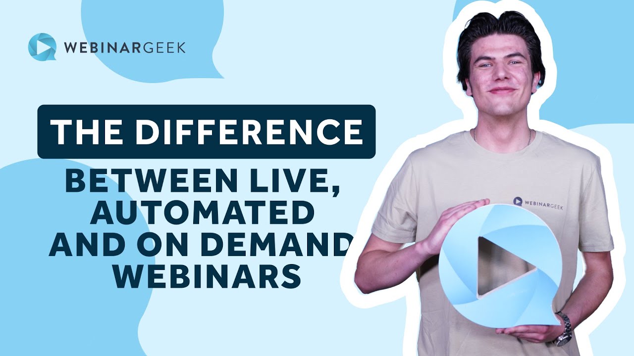 The Difference Between Live, Automated And On Demand Webinars | WebinarGeek
