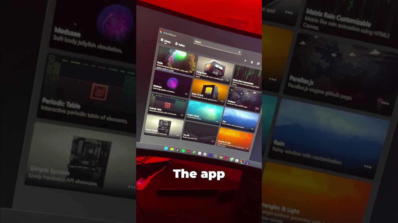 Wallpaper engine alternative - lively wallpaper