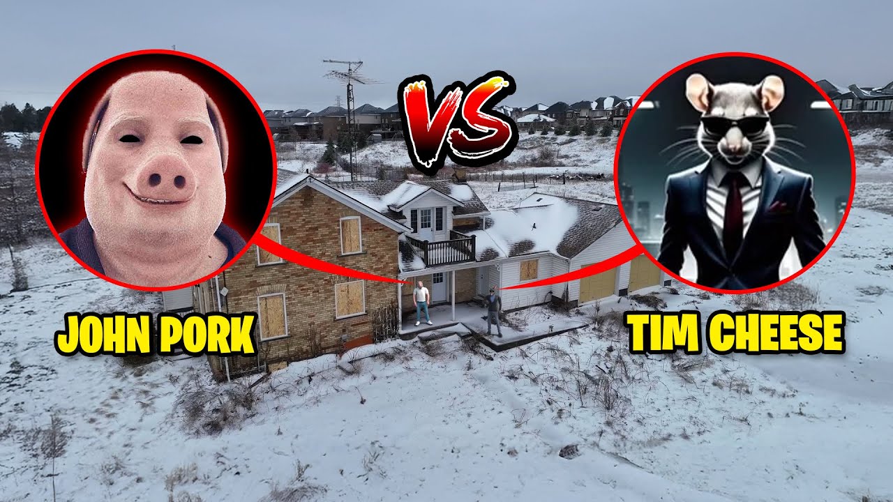 Drone Catches SCARY JOHN PORK & TIM CHEESE AT ABANDONED BARN!! *IN REAL LIFE*