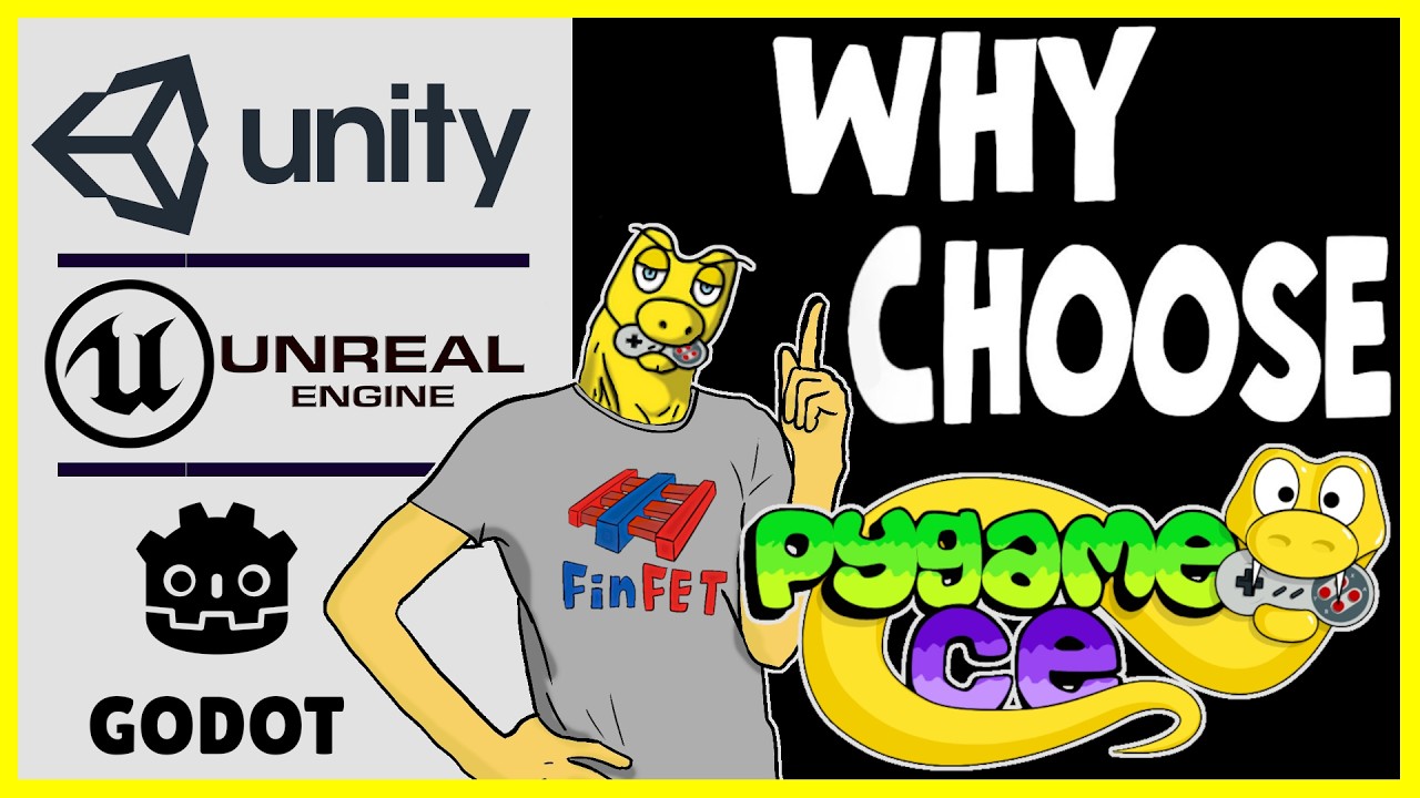 Why use Pygame instead of a Game Engine? Gamedev Python