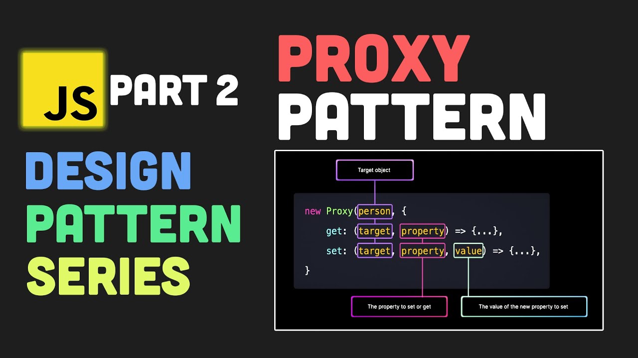 Proxy Pattern in JavaScript | Design Patterns in JavaScript Part 2 | Code + In-depth explanation