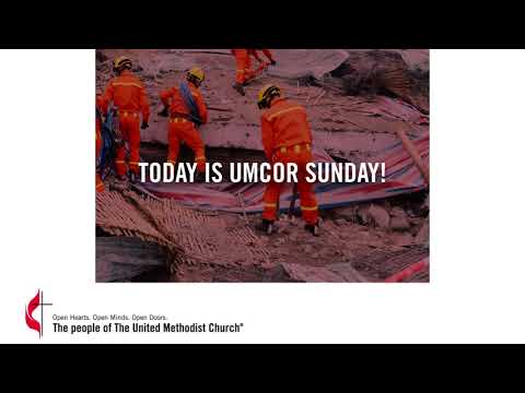 Today is UMCOR Sunday