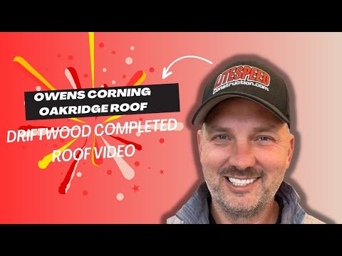 Owens Corning Oakridge Driftwood Completed Roof Video