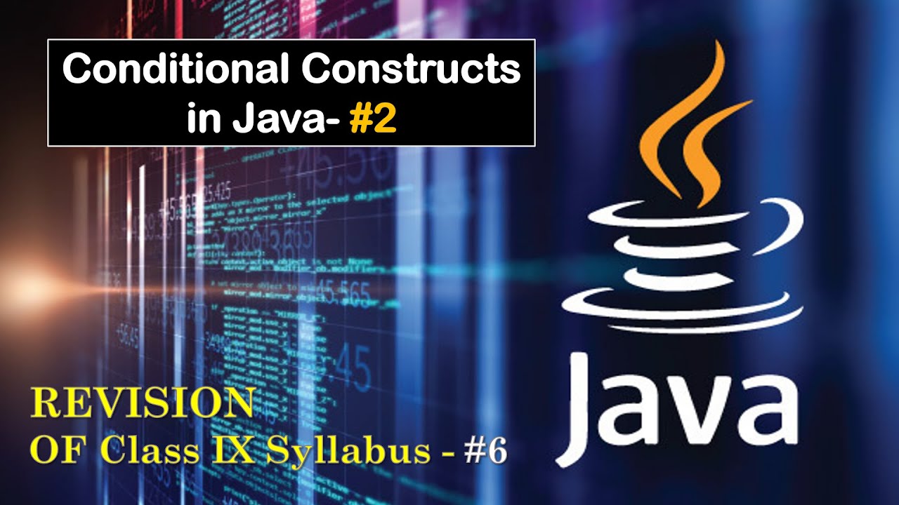Conditional Constructs in Java ICSE Class 10 | Part 2 | Java Programming #icse #icsejava #switchcase